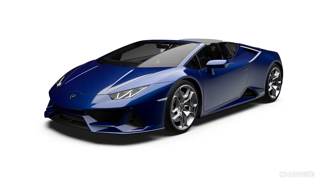 Lamborghini Huracan Evo Spyder Blu Sideris Colour - CarWale