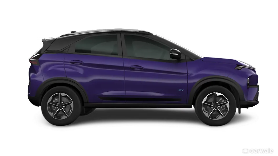 Tata Nexon EV Fearless Purple With Black Roof Colour - CarWale