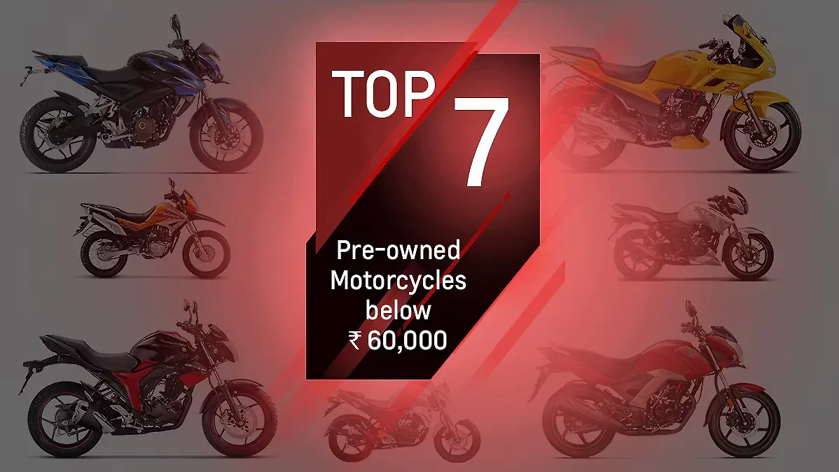Top 7 pre-owned motorcycles below Rs 60,000 - BikeWale