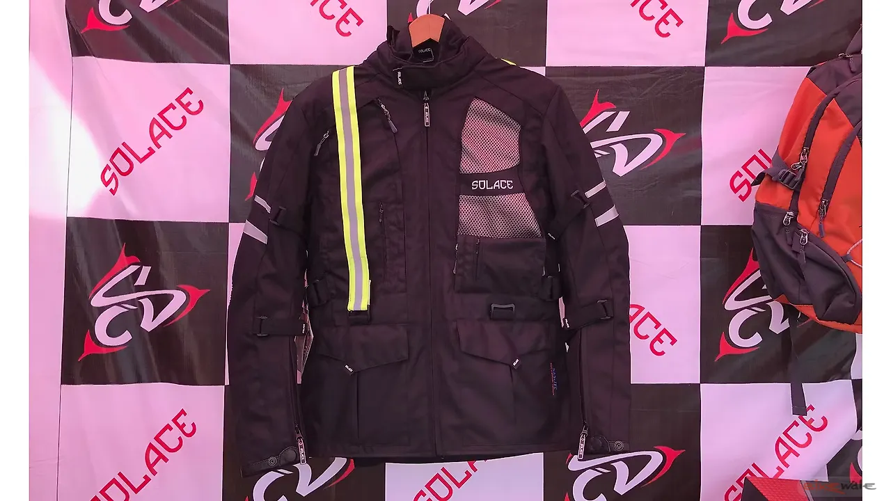 Solace launches Furious touring jacket at 2017 India Bike Week - BikeWale