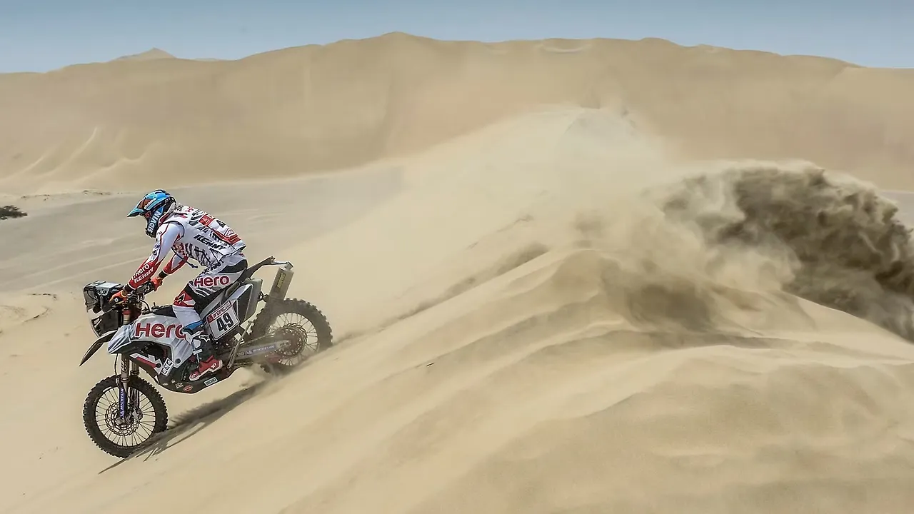 CS Santosh and Aravind KP off to a good start in Stage 1 of Dakar 2018 ...