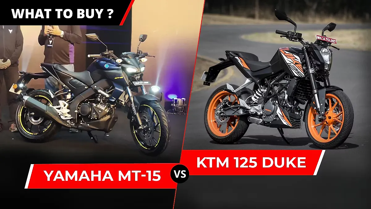 Yamaha MT 15 Vs KTM 125 Duke What To Buy BikeWale Yamaha MT 15 Vs KTM 125 Duke What To Buy BikeWale