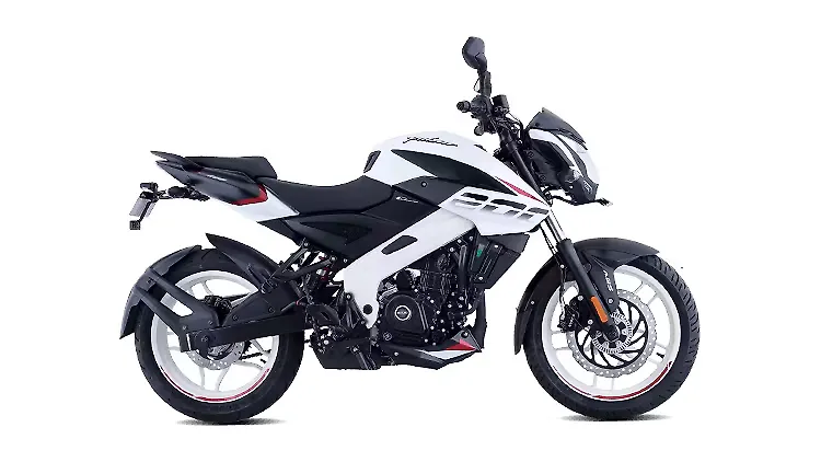 Bajaj Pulsar NS200 Metallic Pearl White Colour, All Pulsar NS200 Colour ...