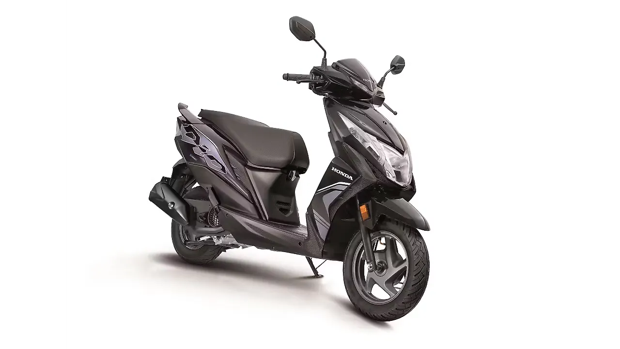 Honda Dio Pearl Igneous Black Colour, All Dio Colour Images - BikeWale
