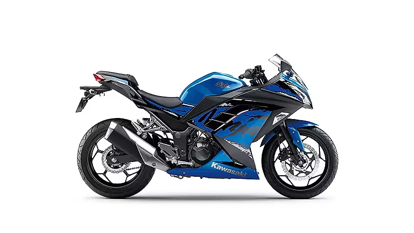 Kawasaki Ninja 300 [2018-2019] Candy Plasma Blue Colour, All Ninja 300 ...