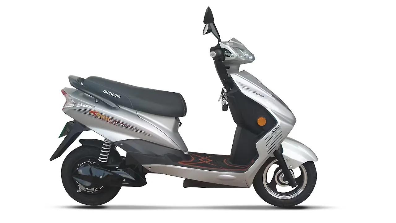 Okinawa Ridge Plus Grey Colour, All Ridge Plus Colour Images - BikeWale