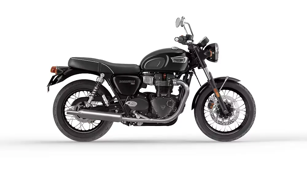 Triumph Bonneville T100 Jet Black Colour, All Bonneville T100 Colour ...