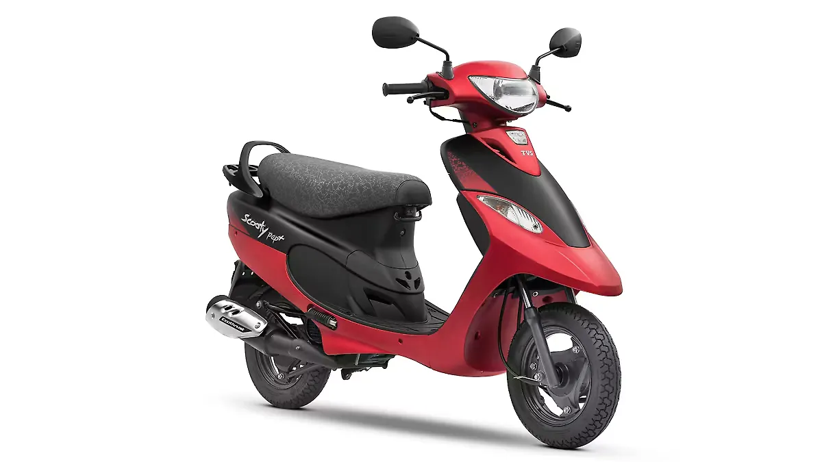 TVS Scooty Pep Plus Coral Matte Colour, All Scooty Pep Plus Colour ...