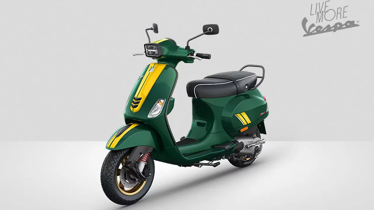 Green Vespa