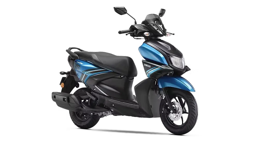 Yamaha Ray ZR 125 Cyan Blue-Drum Colour, All Ray ZR 125 Colour Images ...