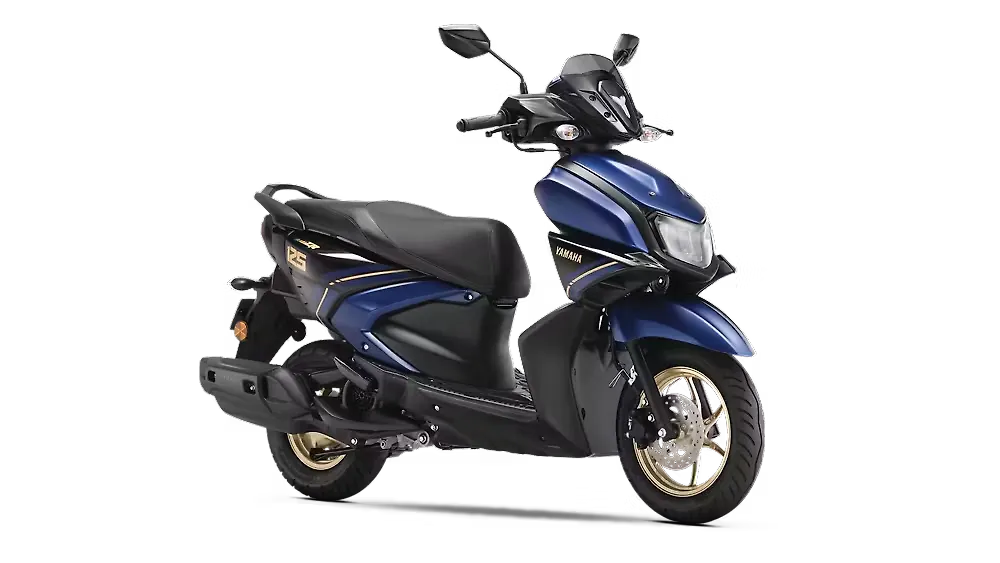 Yamaha Ray ZR 125 Dark Matte Blue-Disc Colour, All Ray ZR 125 Colour ...