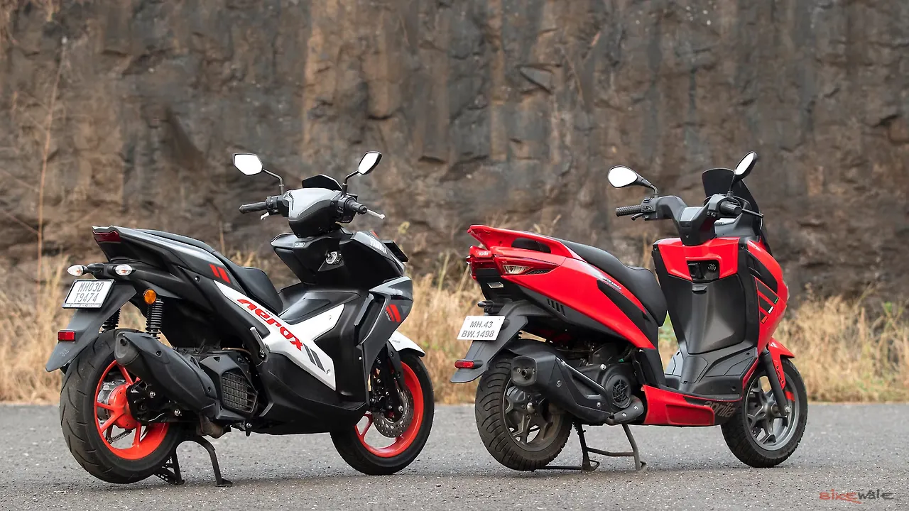 Yamaha Aerox 155 vs Aprilia SXR 160: Maxi-Scooter Comparison Test ...