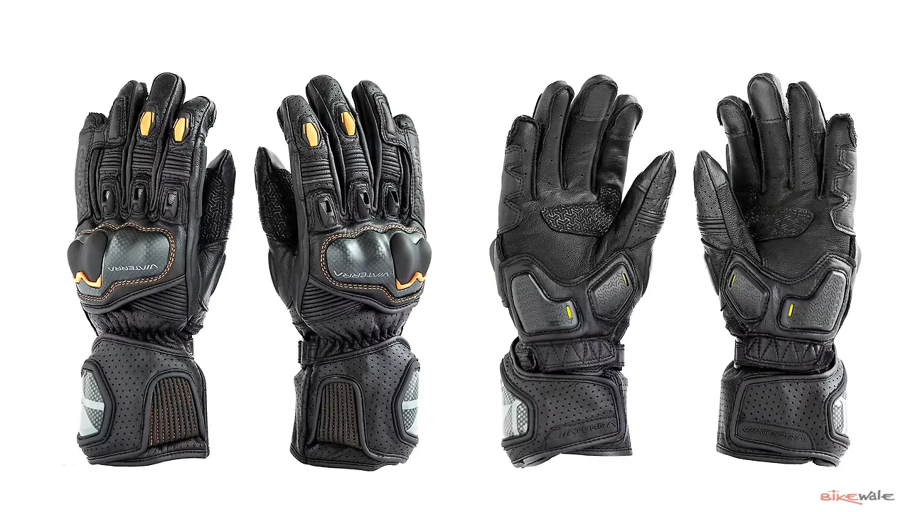 2021 Viaterra Grid Full Gauntlet Motorcycle Riding Gloves Review ...