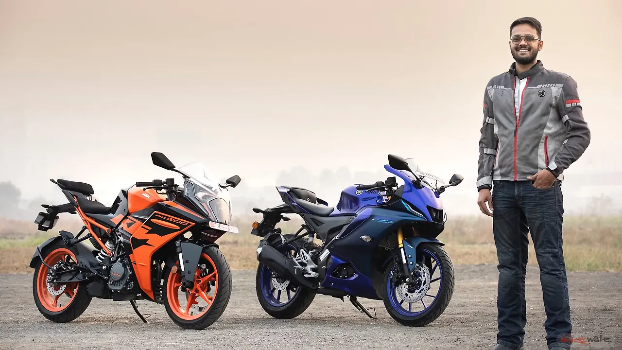 2022 KTM RC 200 vs Yamaha YZF R15 V4: Comparison Test Review - BikeWale