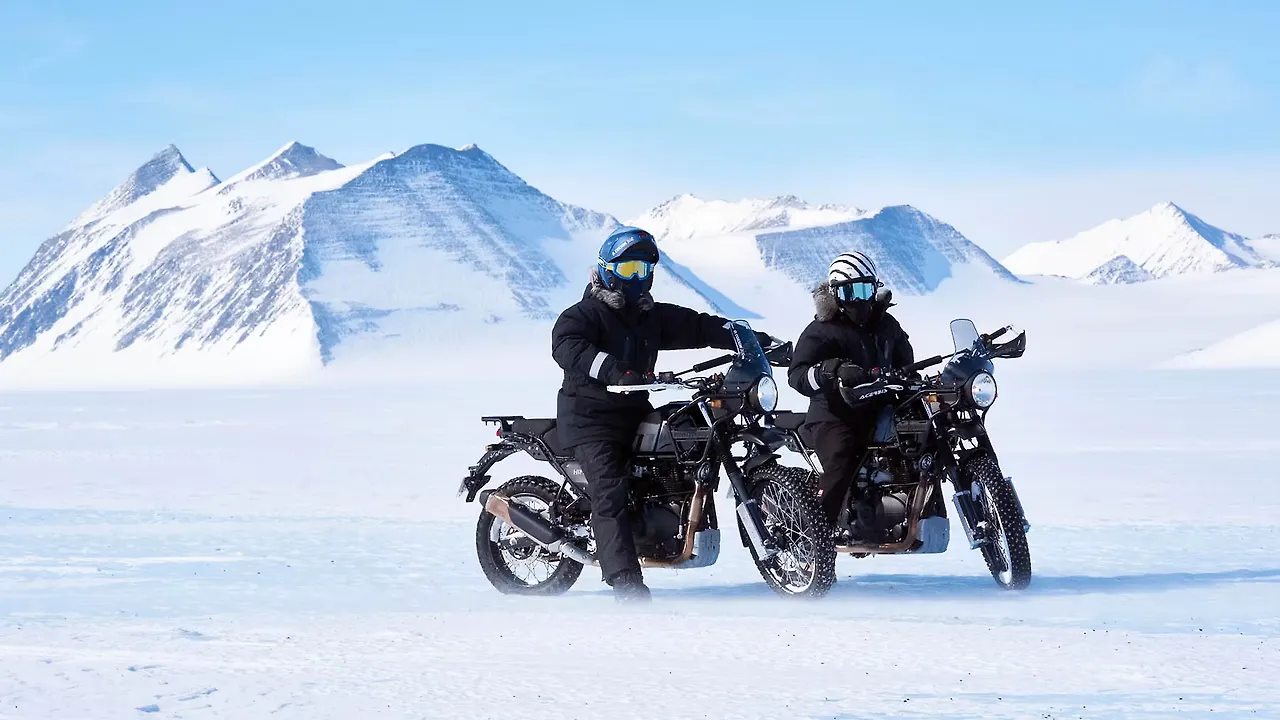 Royal Enfield and its 16-bit pixel adventure from Antarctica - BikeWale