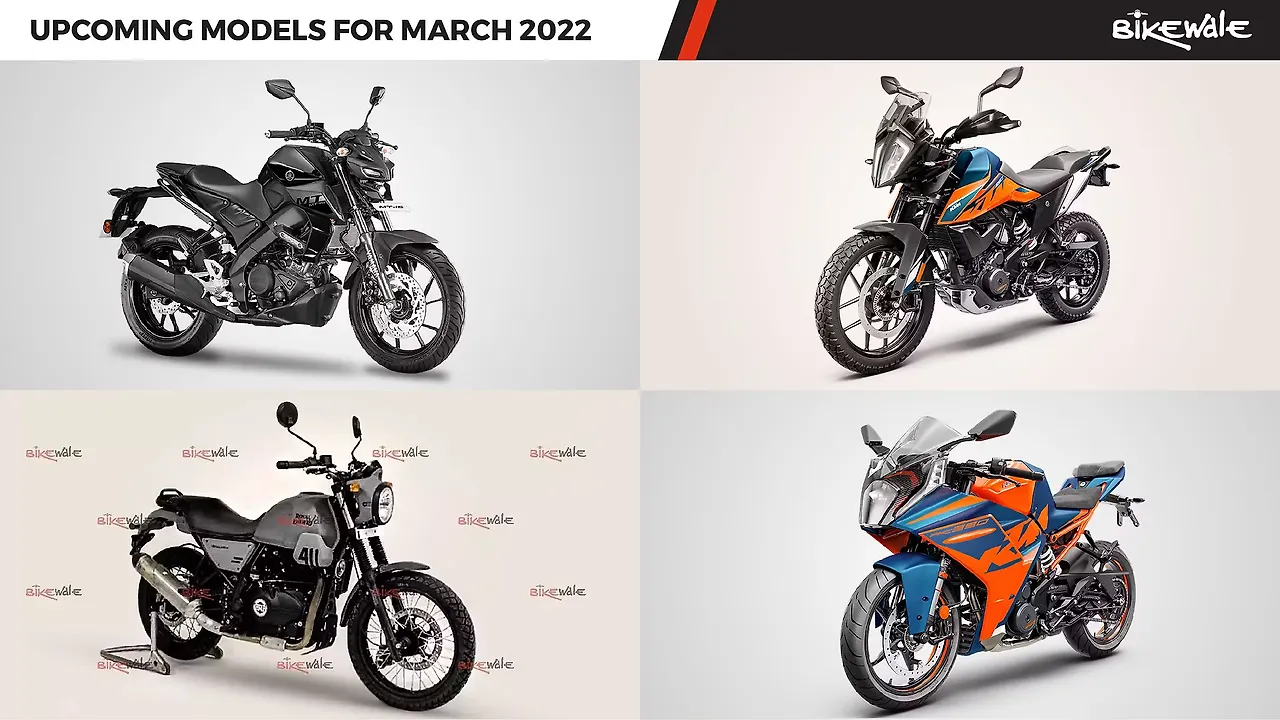 Upcoming two-wheelers in March 2022 - BikeWale