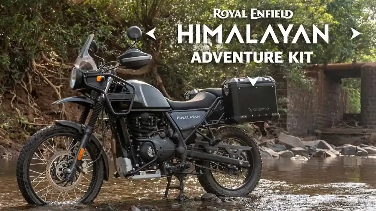 Royal Enfield Himalayan gets Black Series Adventure Kit! - BikeWale