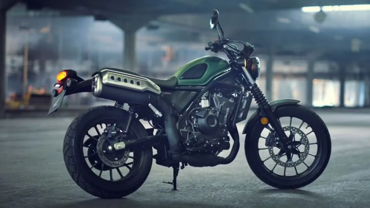Honda unveils new 500cc scrambler at 2022 EICMA - BikeWale