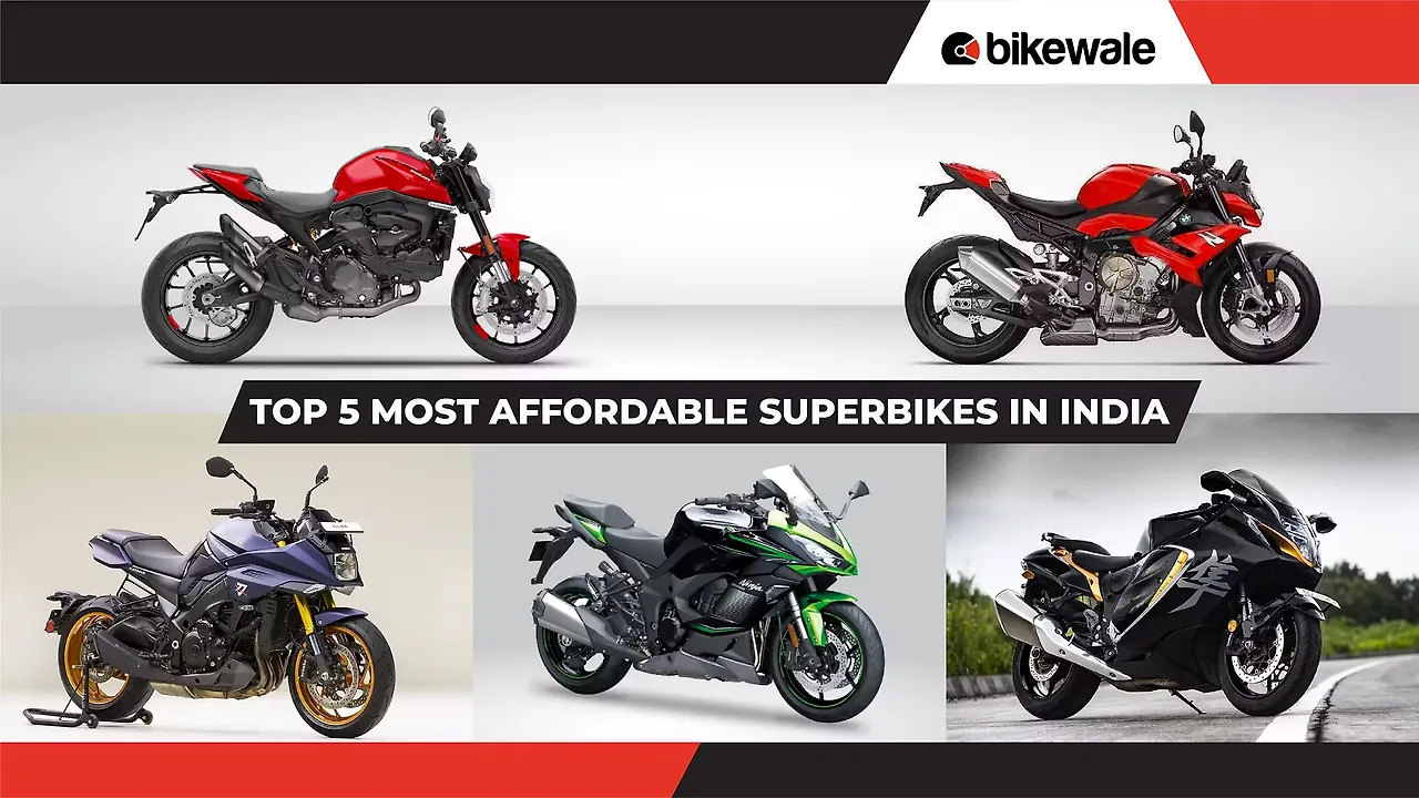 5 most affordable superbikes in India - Suzuki Hayabusa, Kawasaki Ninja 1000 and more - BikeWale