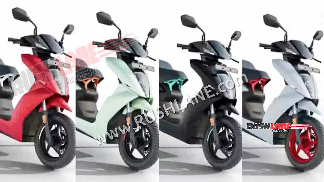Ather 450X colours leaked ahead of launch on 7 January - BikeWale
