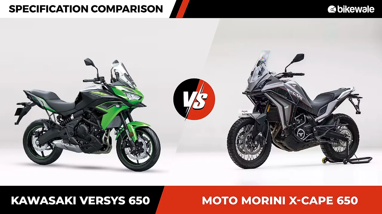 Kawasaki Versys 650 vs Moto Morini X-Cape 650: Specification Comparison ...