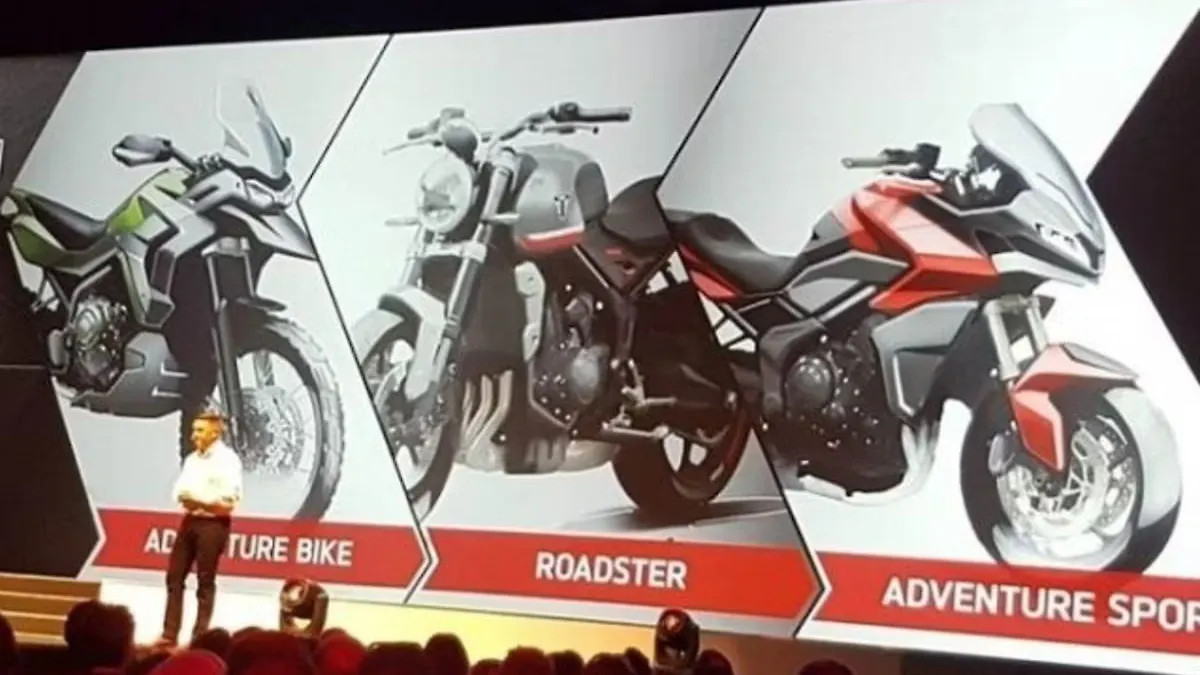 Triumph trademarks Adventurer; is this a new 660cc adventure bike ...
