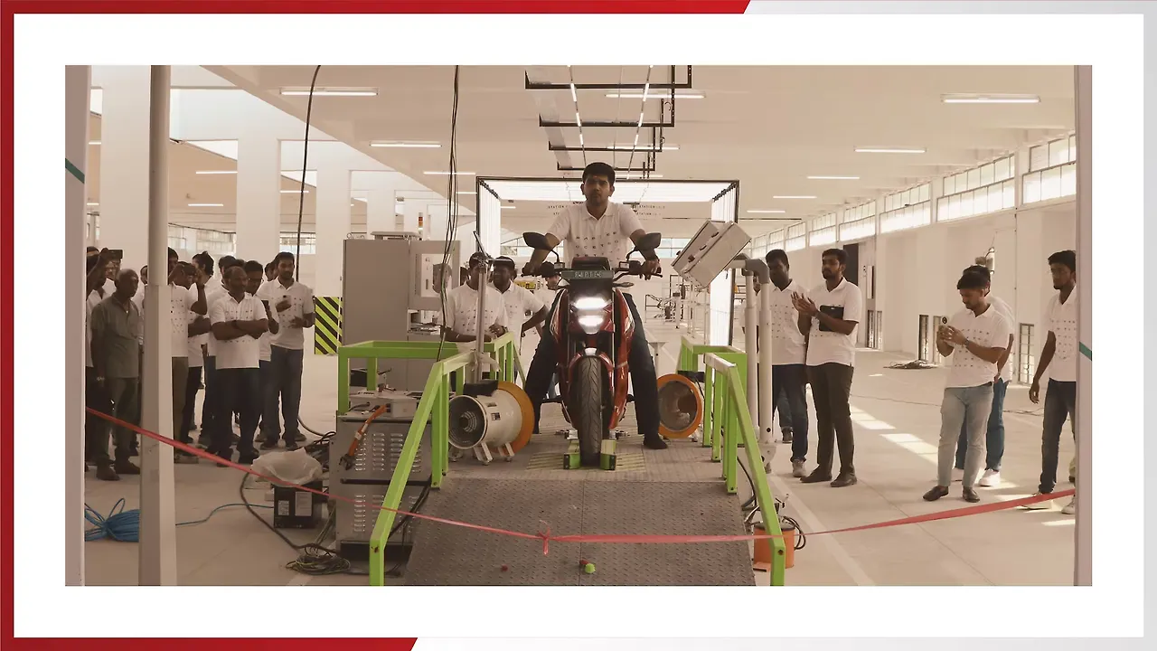 Raptee Energy Rolls Out First Electric Motorcycle From Chennai Plant ...