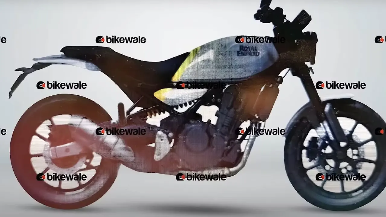 Royal Enfield Himalayan-based Guerrilla 450 official logo leaked ...