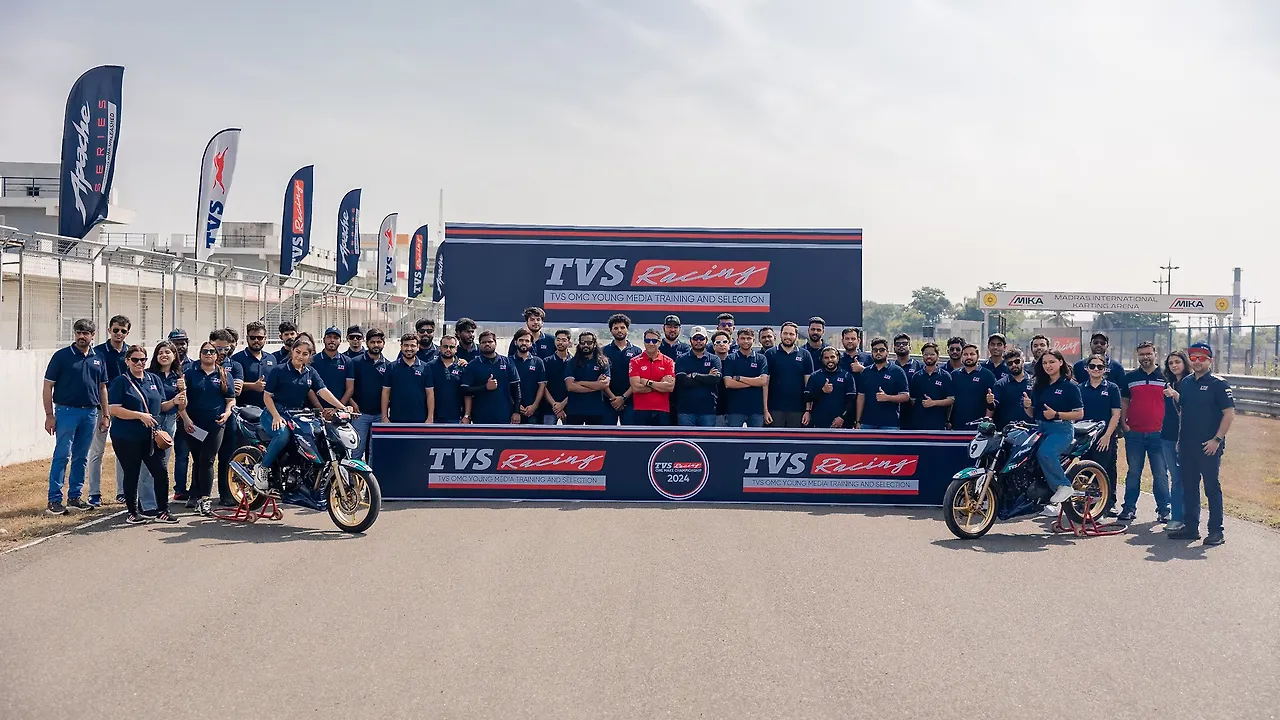 TVS Young Media Race Program concludes; 16 racers selected - BikeWale