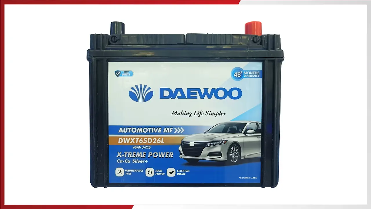 DAEWOO Launches Four-Wheeler Automotive Batteries mobility outlook