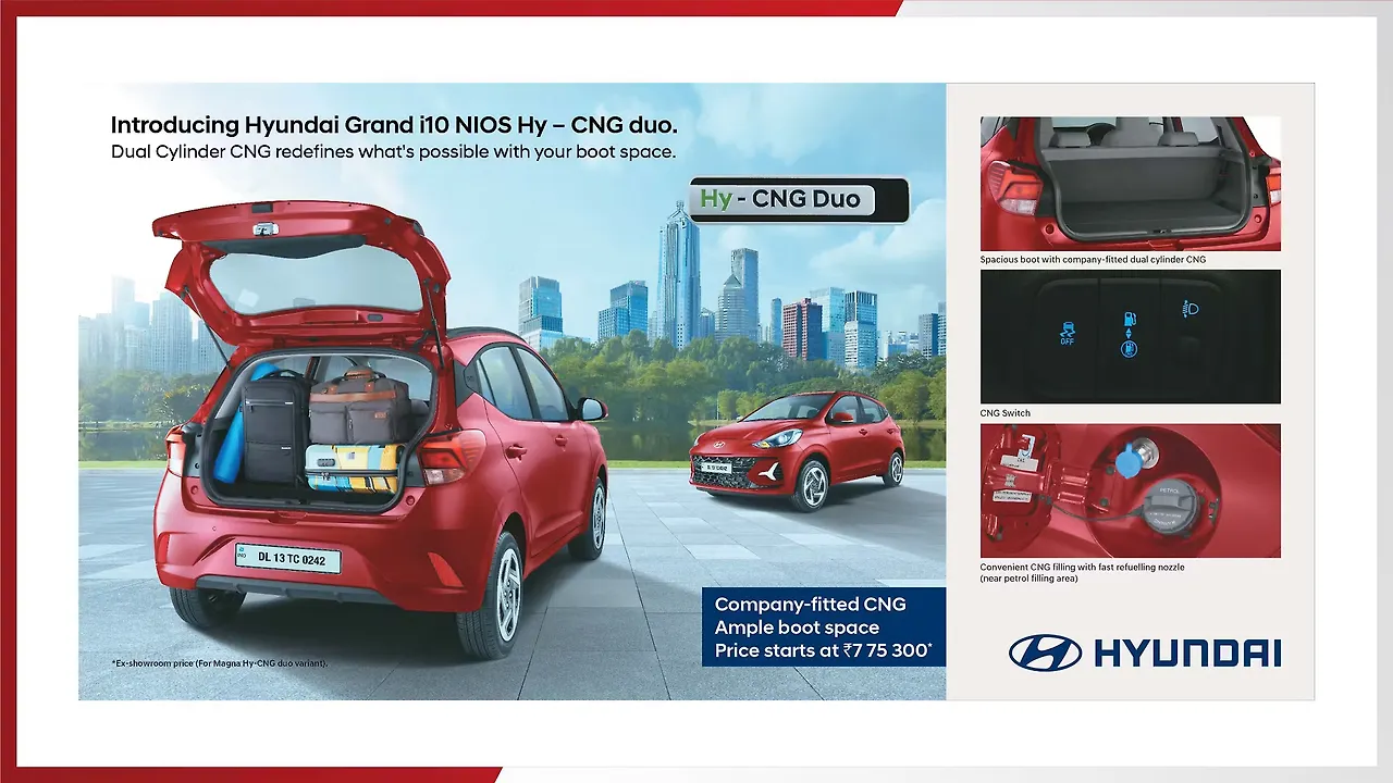 Hyundai Motor India Launches Dual-Cylinder CNG mobility outlook