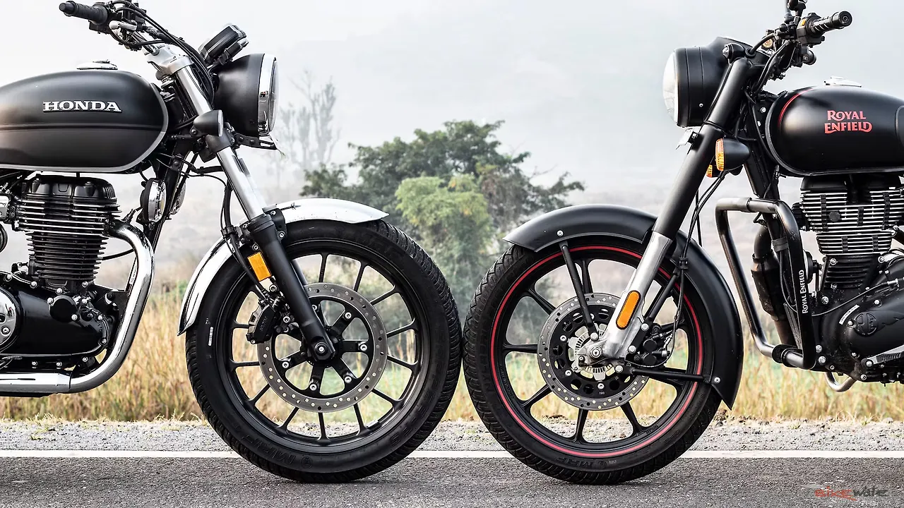 Honda CB350 vs Royal Enfield Classic 350 : Comparison Test Review ...