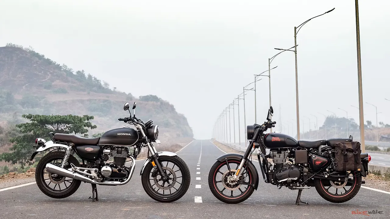 Honda CB350 vs Royal Enfield Classic 350 : Comparison Test Review ...