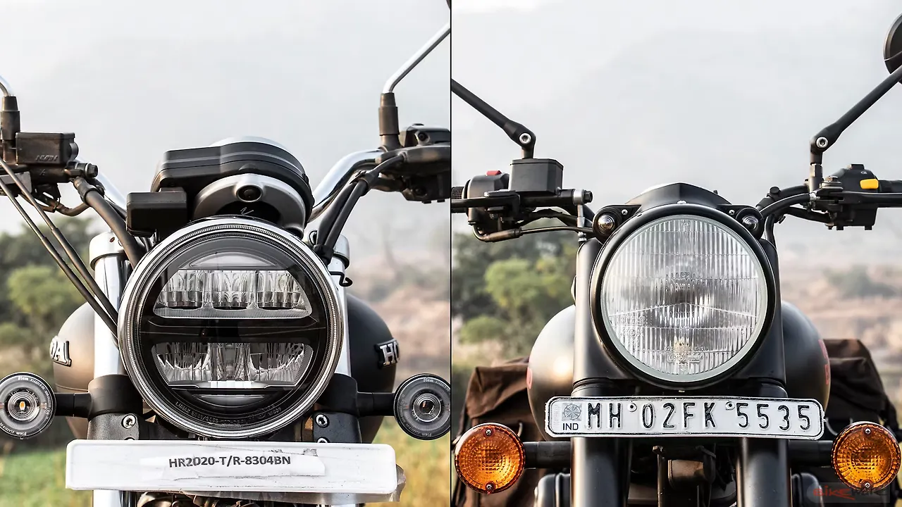 Honda CB350 vs Royal Enfield Classic 350 : Comparison Test Review ...