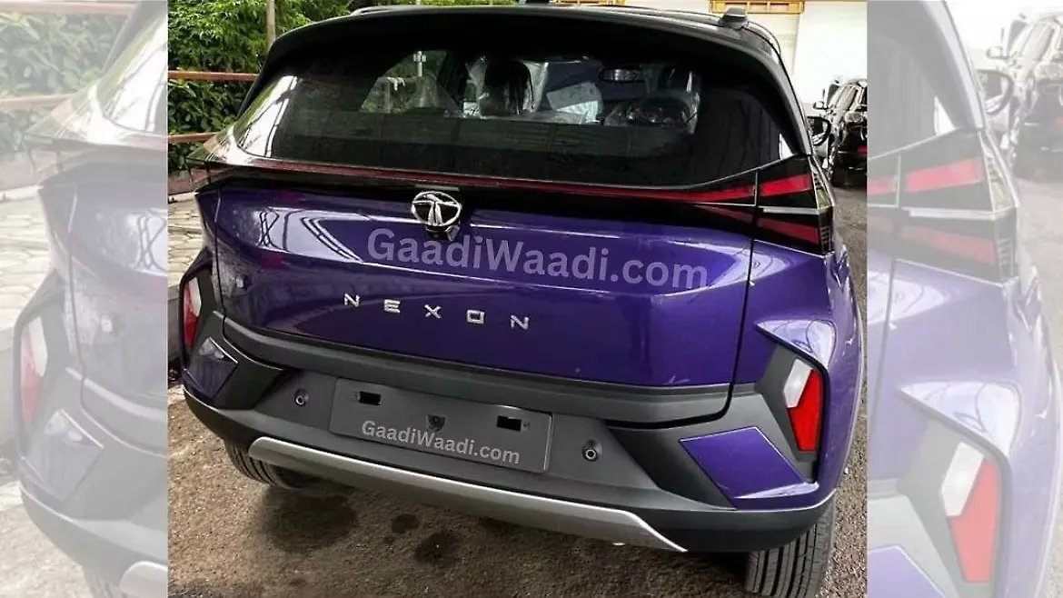 Tata Nexon facelift real-world interior images leaked - CarWale
