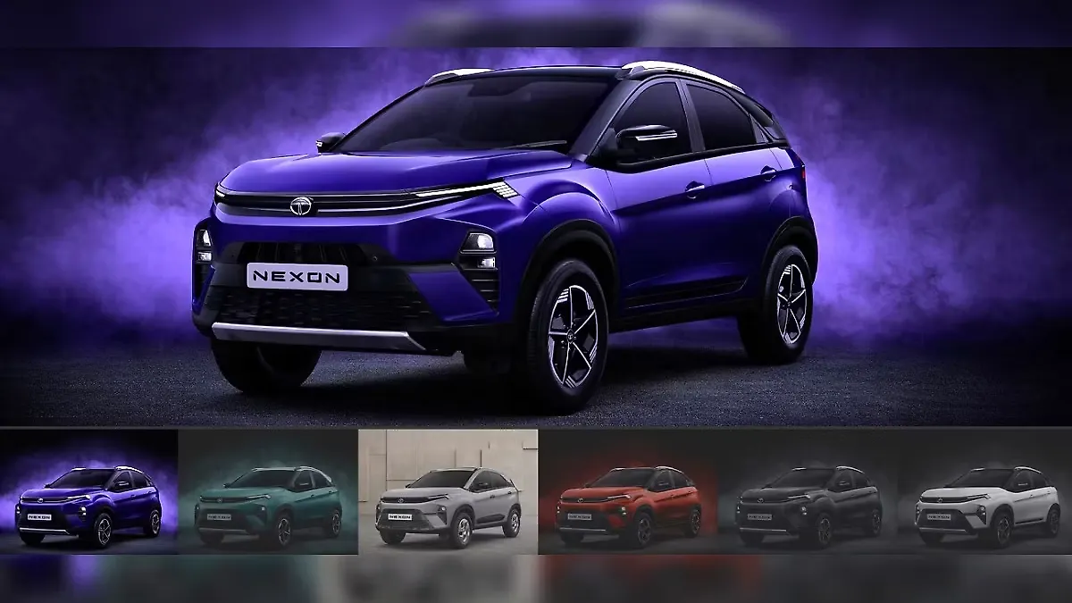 New Tata Nexon Facelift Unveiled Variants Explained Carwale