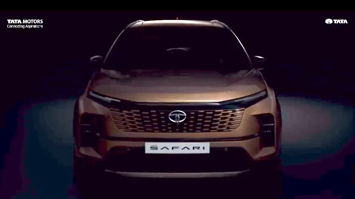 New Tata Safari facelift first teaser out; launch soon - CarWale