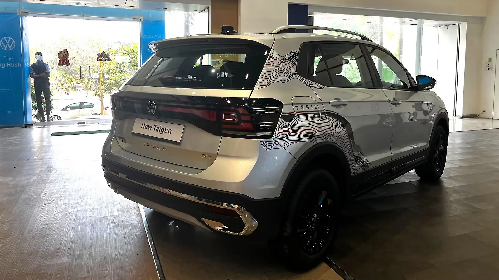 Volkswagen Taigun GT Edge Trail Edition arrives at dealership - CarWale