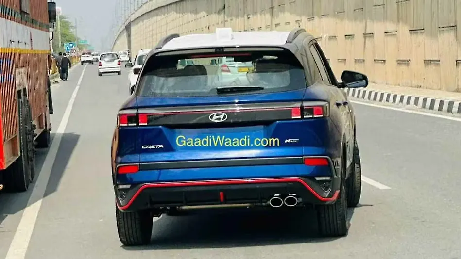 Hyundai Creta N Line real-world images leaked ahead of launch - CarWale