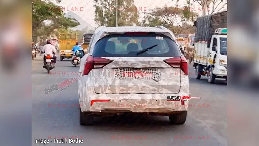 Mahindra XUV700 EV (XUV.e8) spied testing again - CarWale