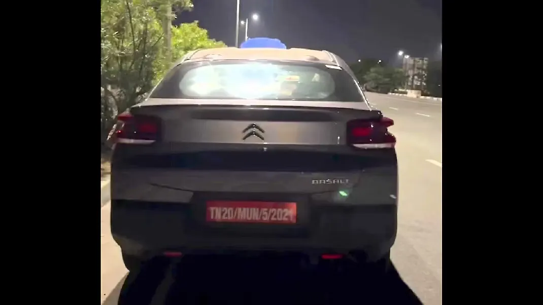 Citroen Basalt coupe SUV spied testing again - CarWale