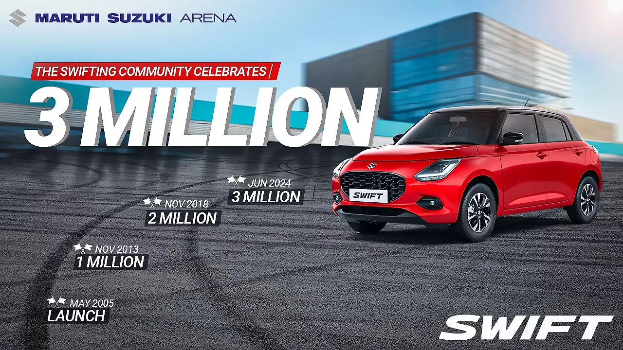 Maruti Swift hits 30 lakh unit sales milestone - CarWale
