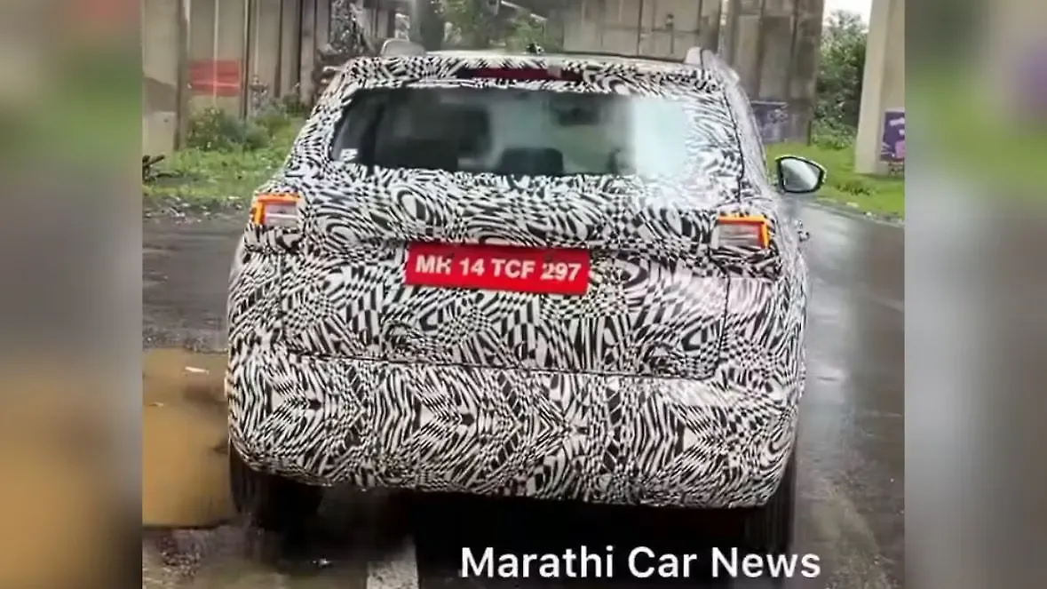 LEAKED! Skoda Kylaq base variant makes it to the spy web - CarWale