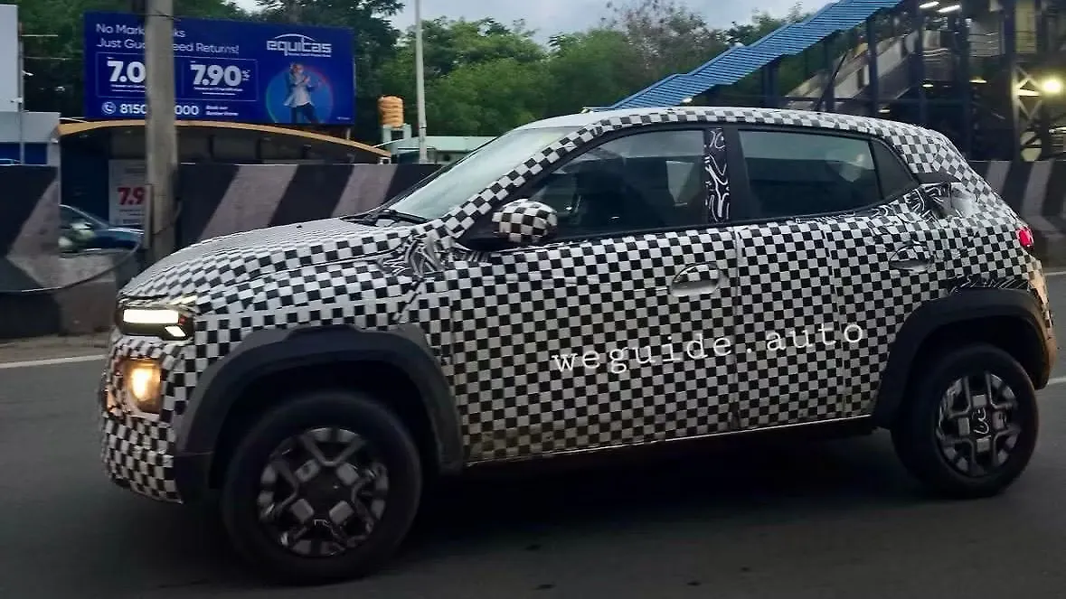 Renault Kwid Spied on Test – ICE or EV? - CarWale