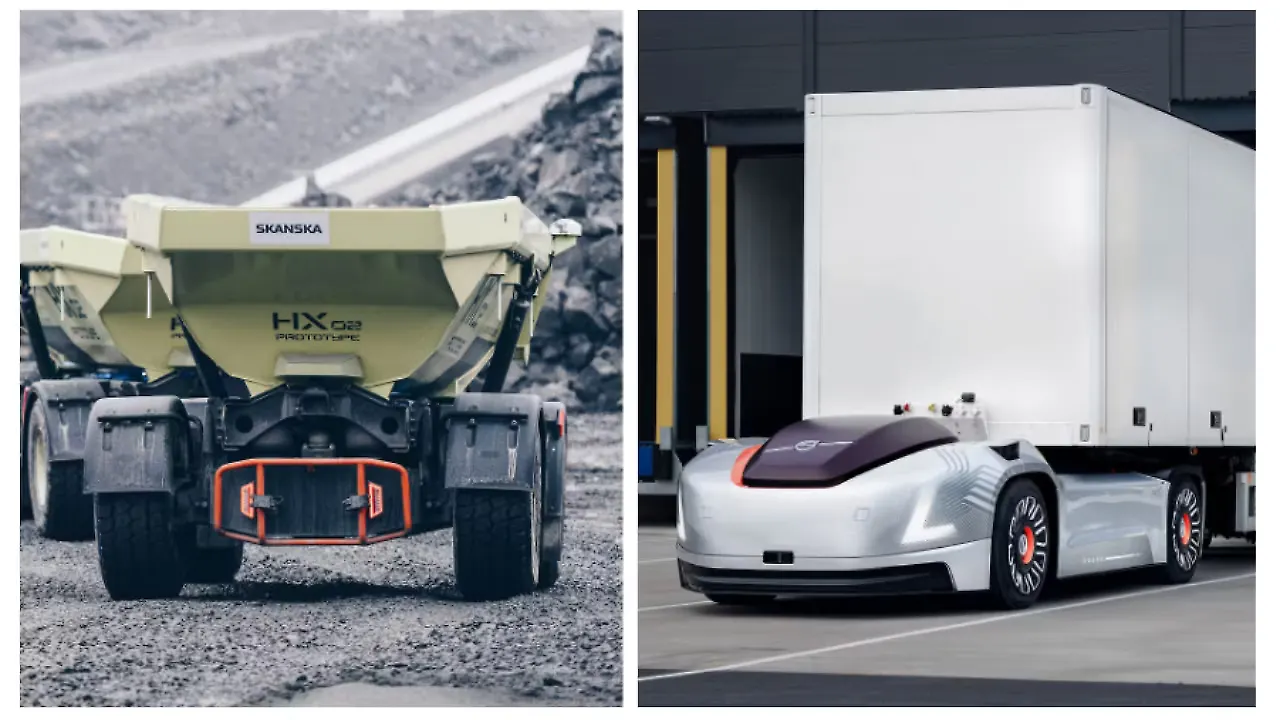 Volvo automated trucks