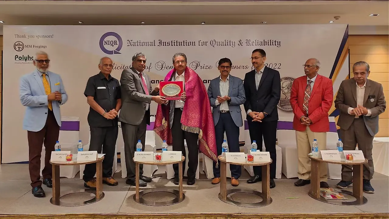 NIQR felicitates Deming Award Winners