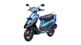 TVS Scooty Pep Plus Left Front Three Quarter Image – BikeWale