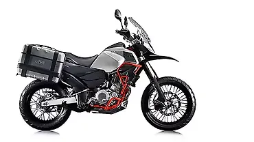 SWM Superdual T Action Image – BikeWale