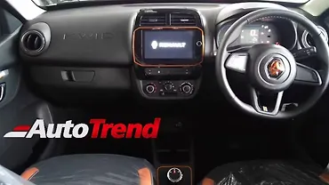 Renault Kwid Interior New Renault Kwid Facelift Images Reveal Interior