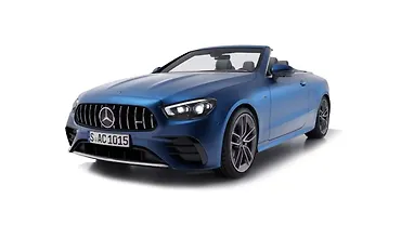 Mercedes-Benz AMG E53 Cabriolet Spectral Blue Magno Colour - CarWale